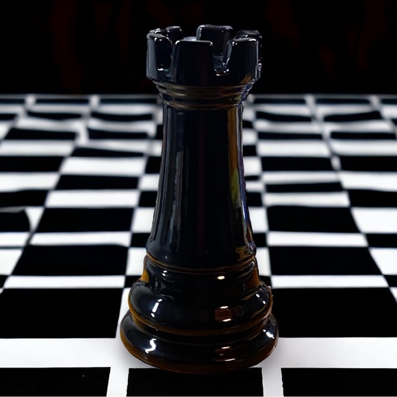 Accents | New Rook Chess Sculpture Ceramic Figurine Table Decor | Poshmark
